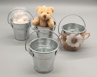 Silver Pails | Etsy