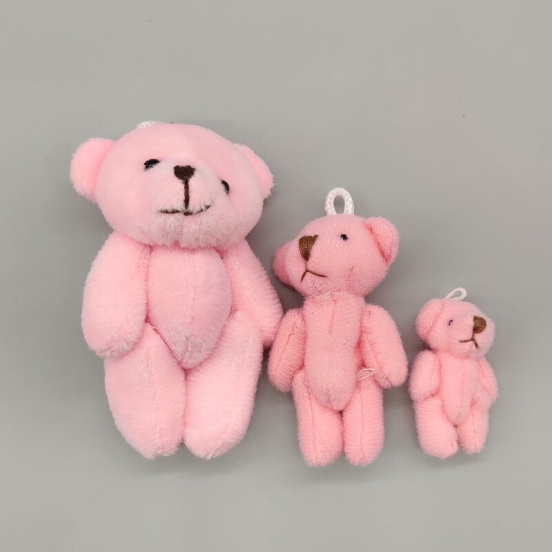 Pink Teddy Bear Stuffed Plush - Etsy
