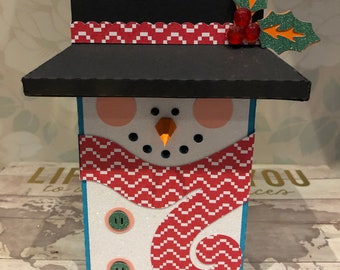 Snowman Gift Box | Etsy