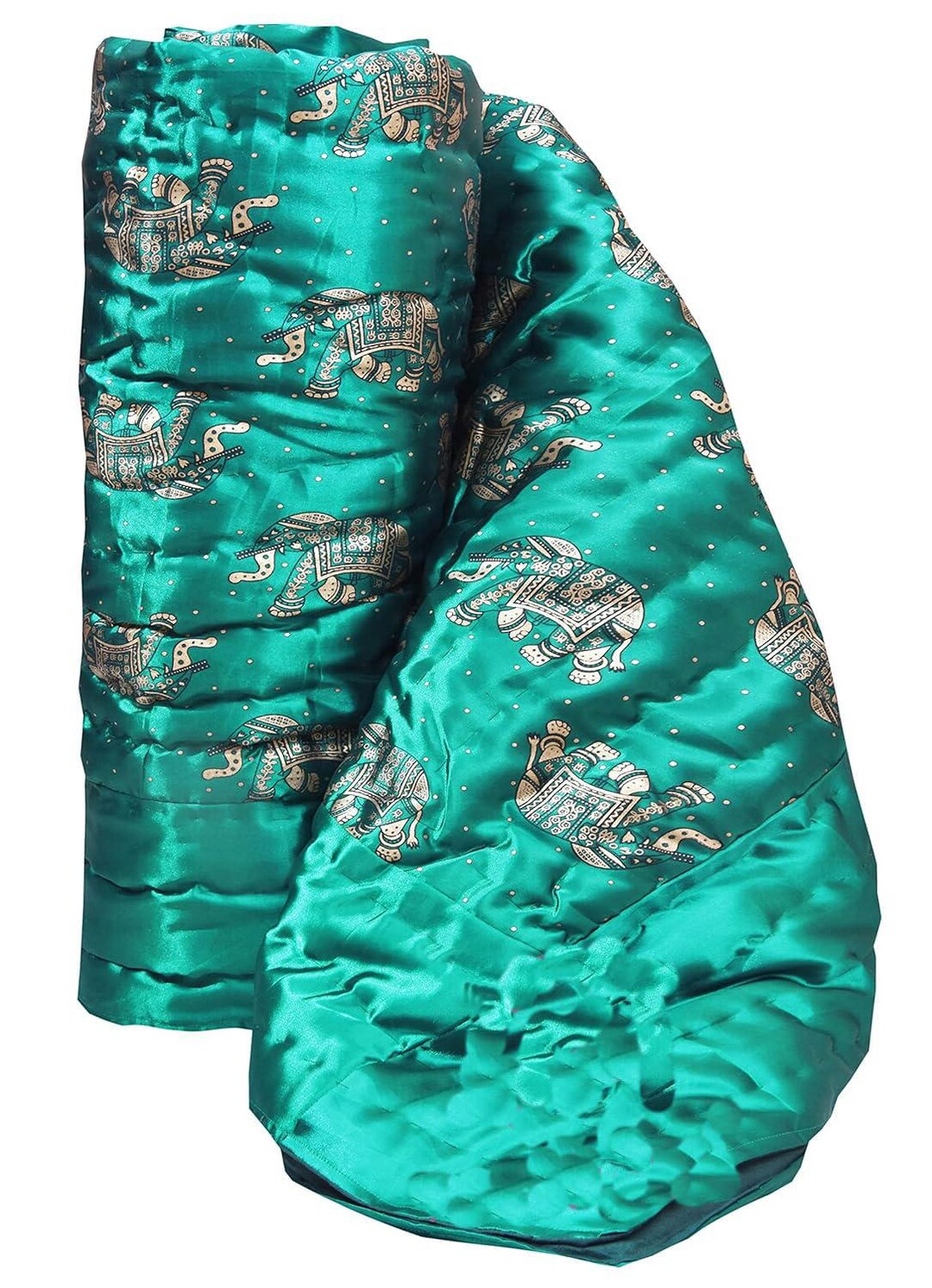 Elephant Gold Printed Quilt, Silk Quilt, Felling Pure Cotton, Twin Bed ...