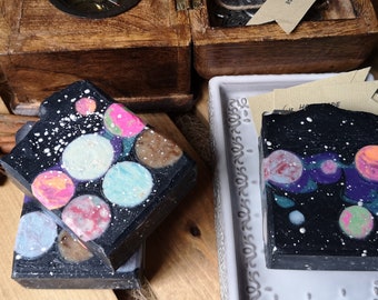 Space Galaxy Soap Glycerin Soap Planets Handmade Artisan | Etsy