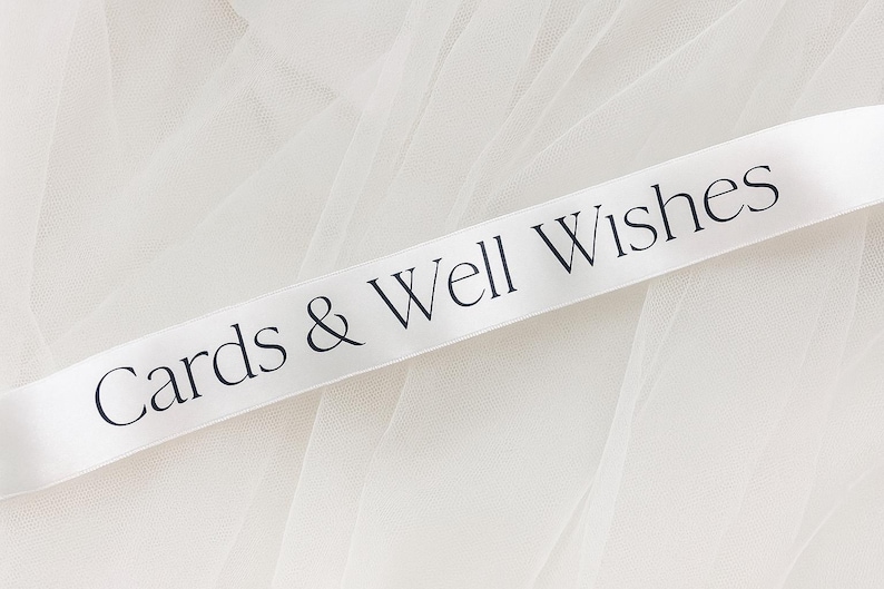 Cards and Well Wishes Ribbon - Etsy
