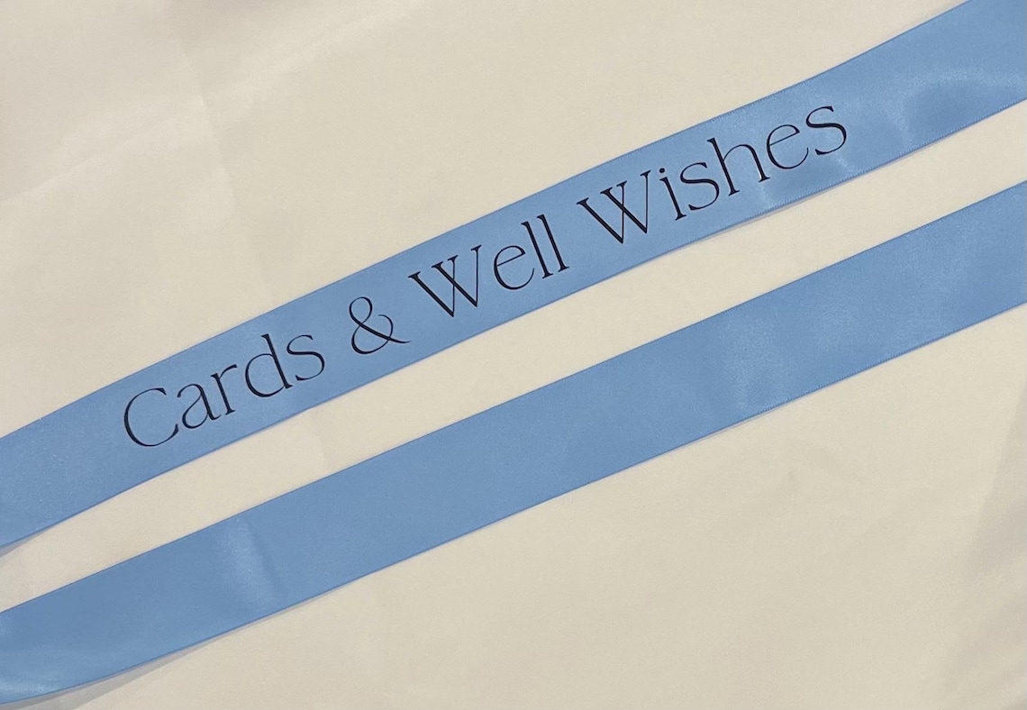 Cards and Well Wishes Ribbon - Etsy