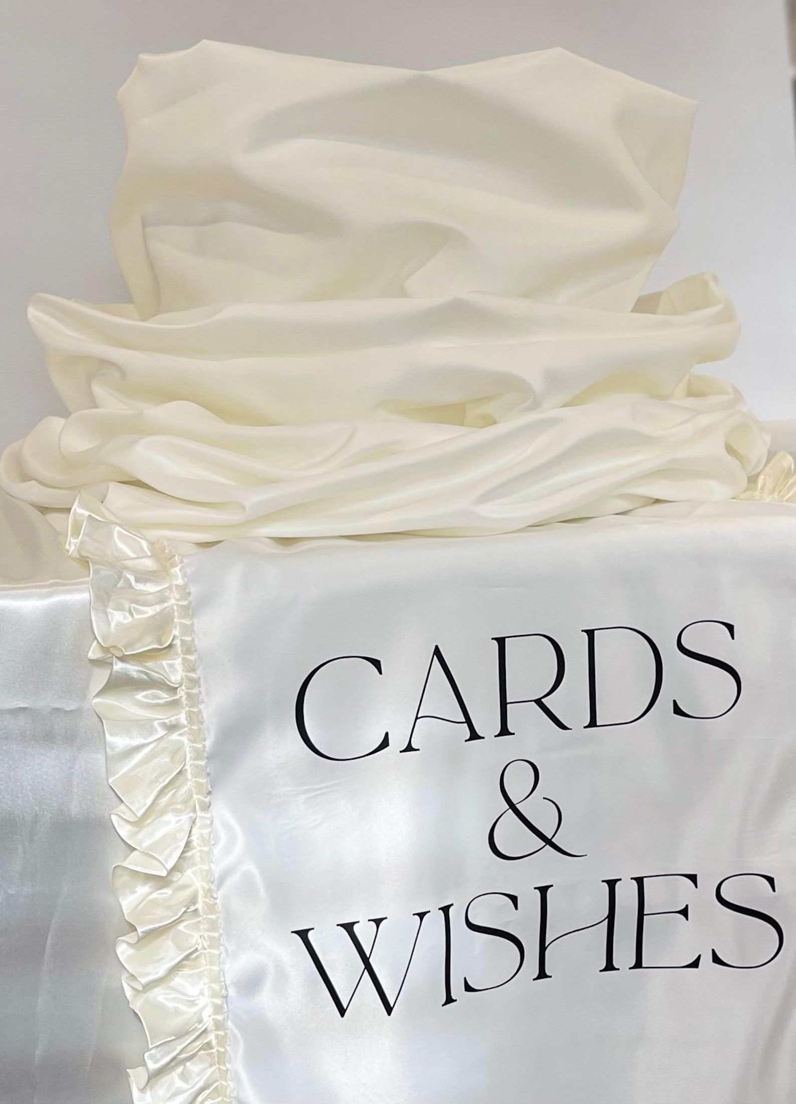 Cards & Wishes Satin Sign - Etsy