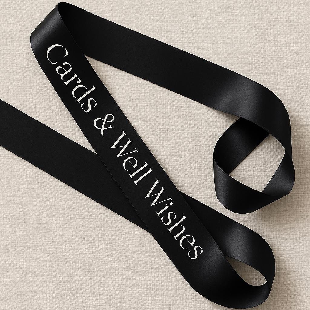 Cards and Well Wishes Ribbon - Etsy