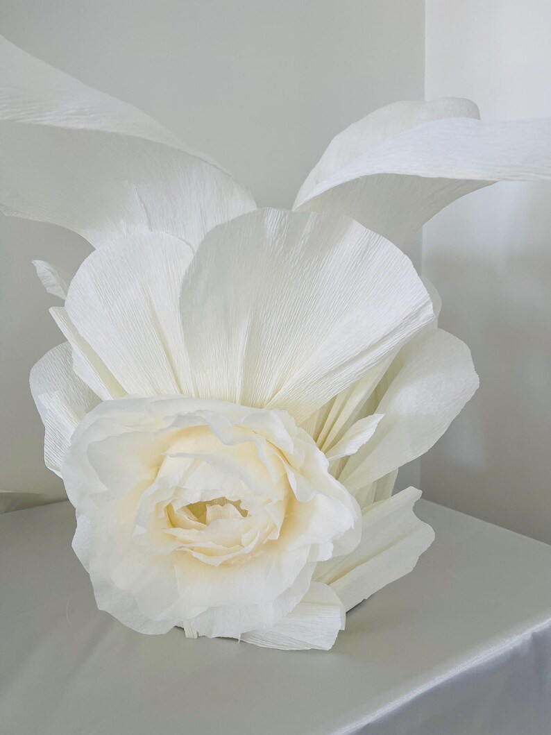 Handmade Italian Crepe Wishing Well in White Cream Colour for Weddings ...