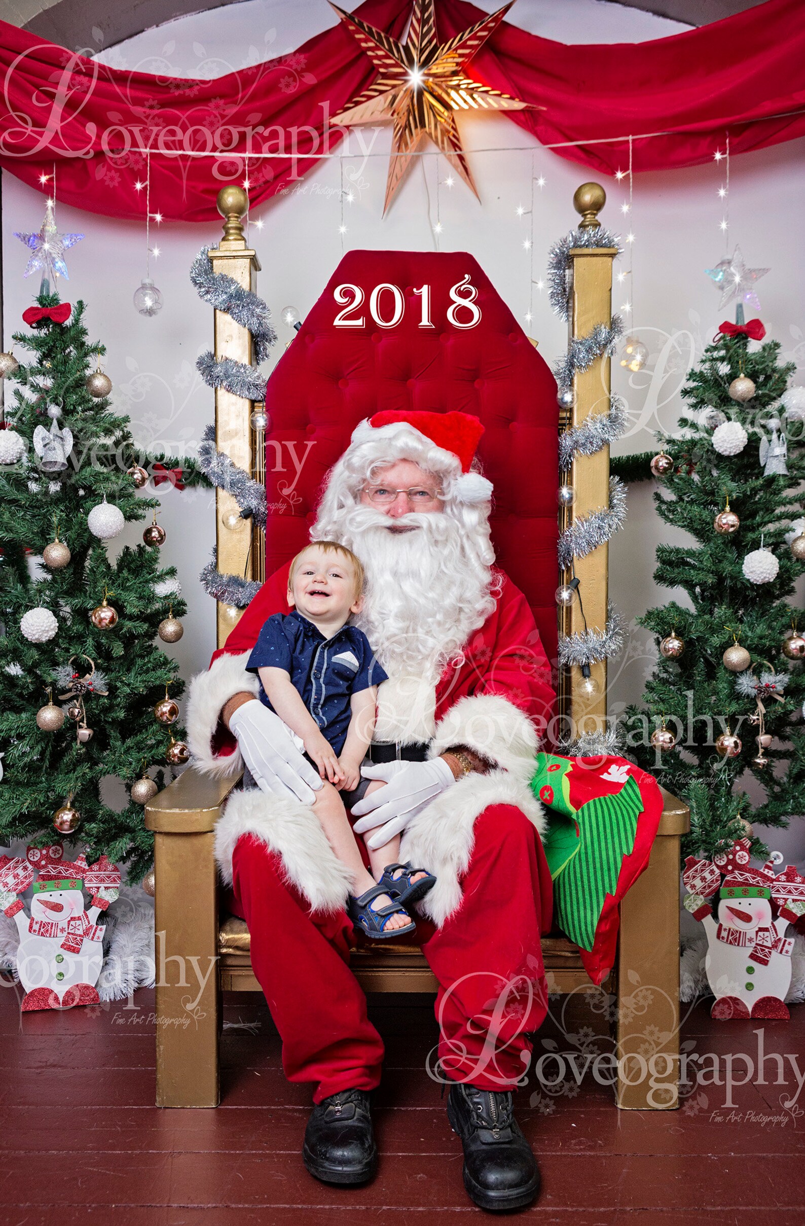 TWO Digital Backdrop Set Background Santa Christmas Photo - Etsy