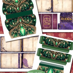 The Witches Purse Printable Junk Journal Folio, 10 Interactive ...