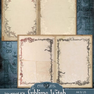 Witch Junk Journal Kit, Witchy Ephemera, Printable, Wiccan, Pagan ...