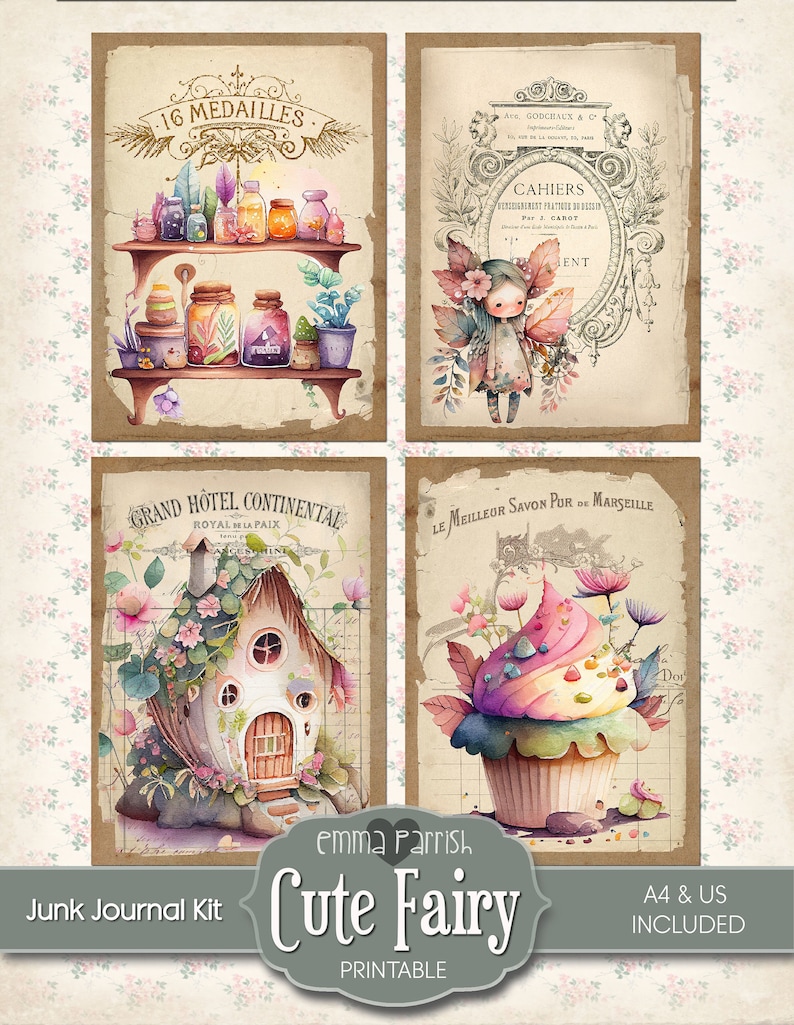 Cute Fairy Junk Journal Printable Fairies Journal - Etsy UK