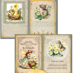 Primrose Fairies Printable Journal Kit, Flower Fairy, Junk Journal ...