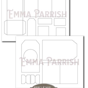 Printable Loaded Tag Template Bundle, Commercial Use, PNG, JPEG, Cricut ...