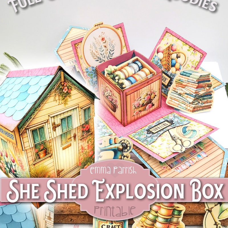 Exploding Box Svg - Etsy