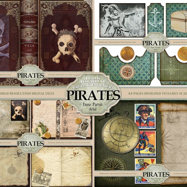 Pirate Journal - Etsy
