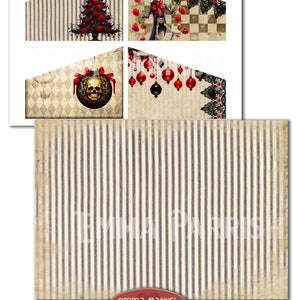 Gothic Christmas Journal Kit, Winter, Yule Printable, Pagan, Wiccan ...