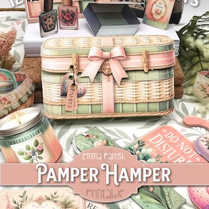 Pamper Hamper Printable Junk Journal Folio, Cricut Tested, Love ...