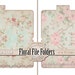 Junk Journal Printable File Folders, Digital Ephemera Pack, Journal ...
