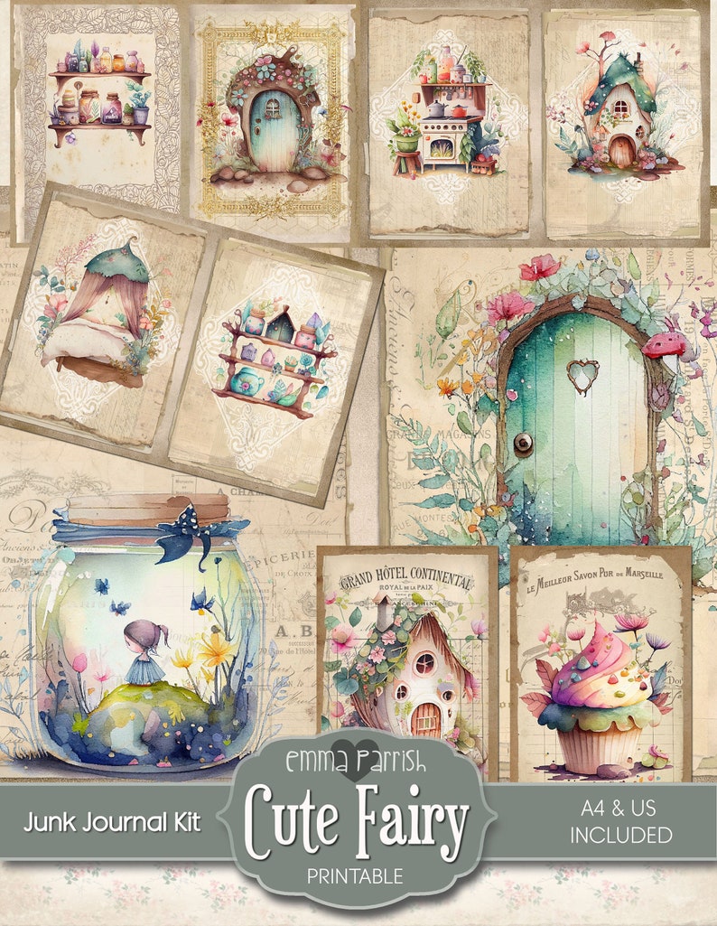 Cute Fairy Junk Journal Printable Fairies Journal - Etsy UK
