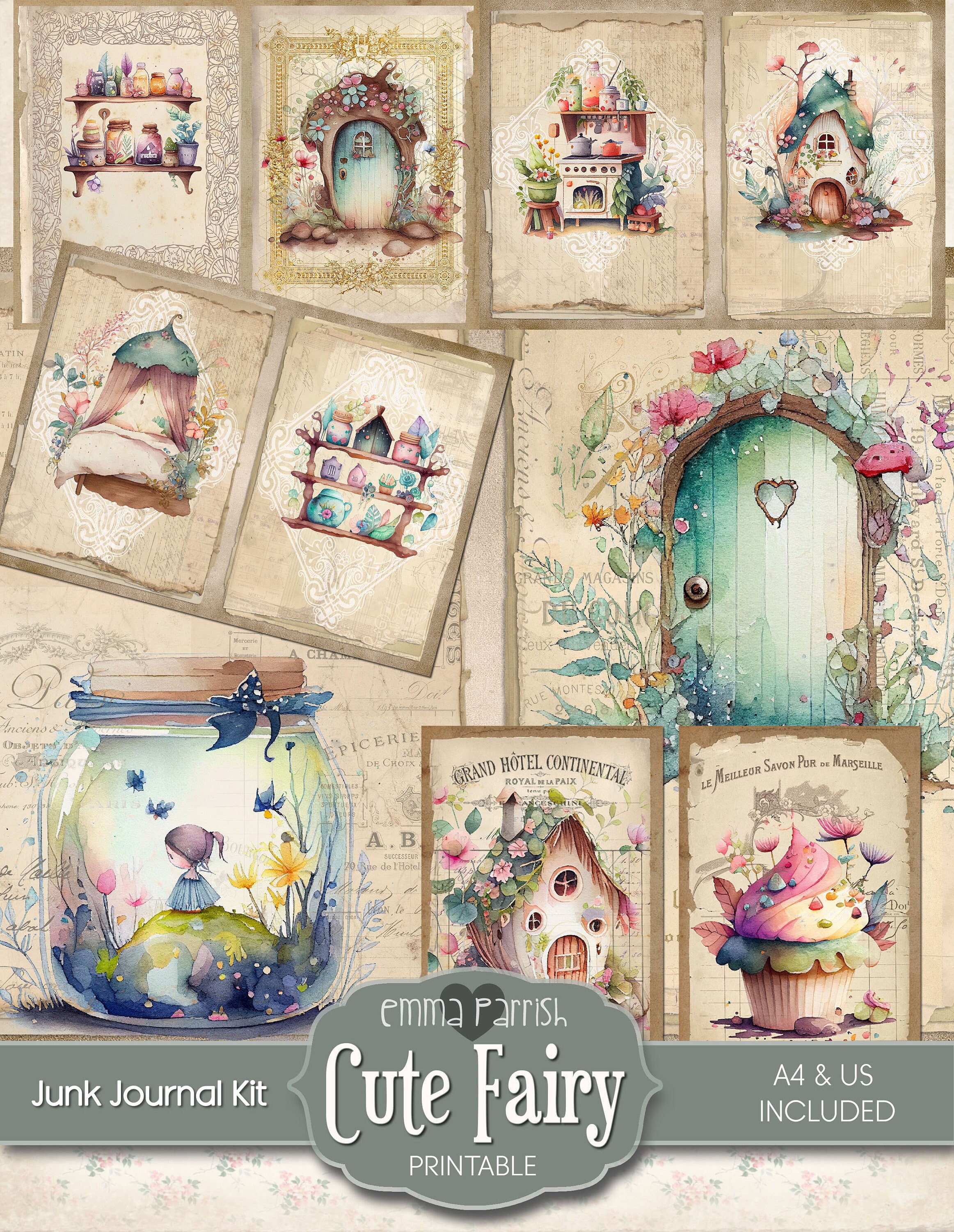 Cute Fairy Junk Journal Printable Fairies Journal - Etsy UK