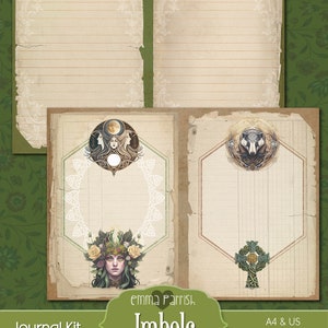 Imbolc Junk Journal, Pagan Journal, Sabbat Printable Kit, Witches ...