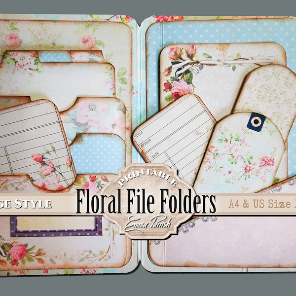 Printable File Folders - Etsy