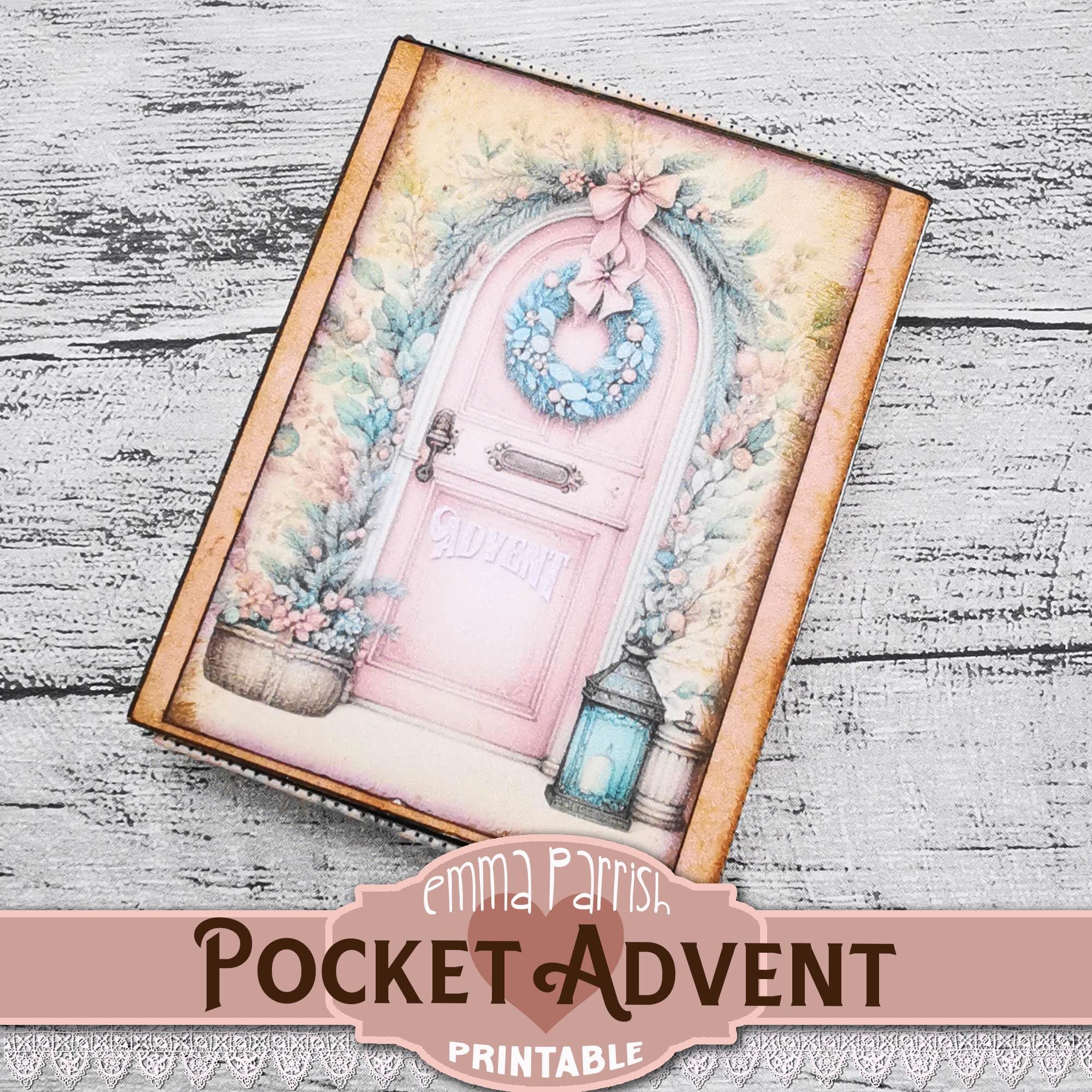 Advent Cards, Advent Calendar, Mini Printable Matchbox, Journaling ...