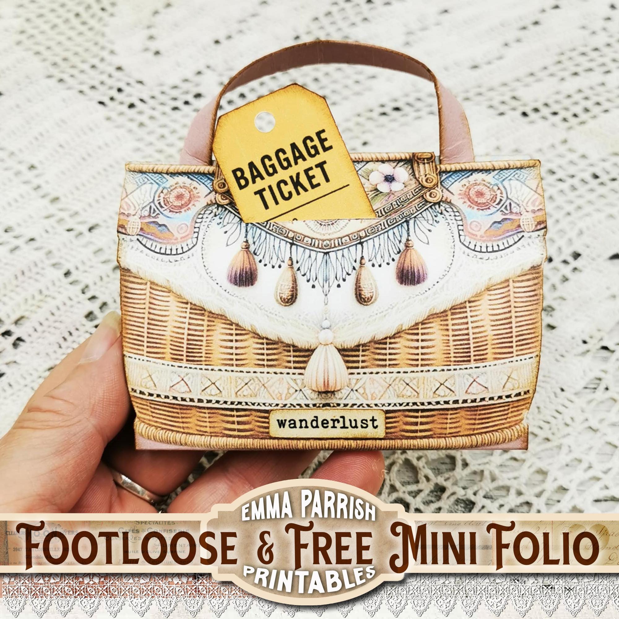 Footloose & Free Mini Interactive Folio, Travel Folio, Holiday ...