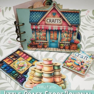Little Craft Store Journal Kit, Printable, Mini Pocket Album, Cricut ...