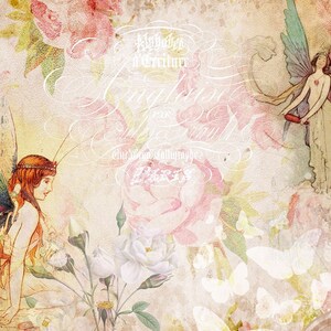 Fairies Junk Journal Kit, Fairy Journal, Fairy Digital Paper, Printable ...