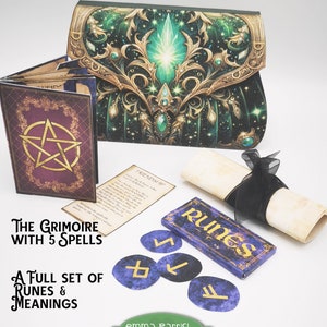 The Witches Purse Printable Junk Journal Folio, 10 Interactive ...