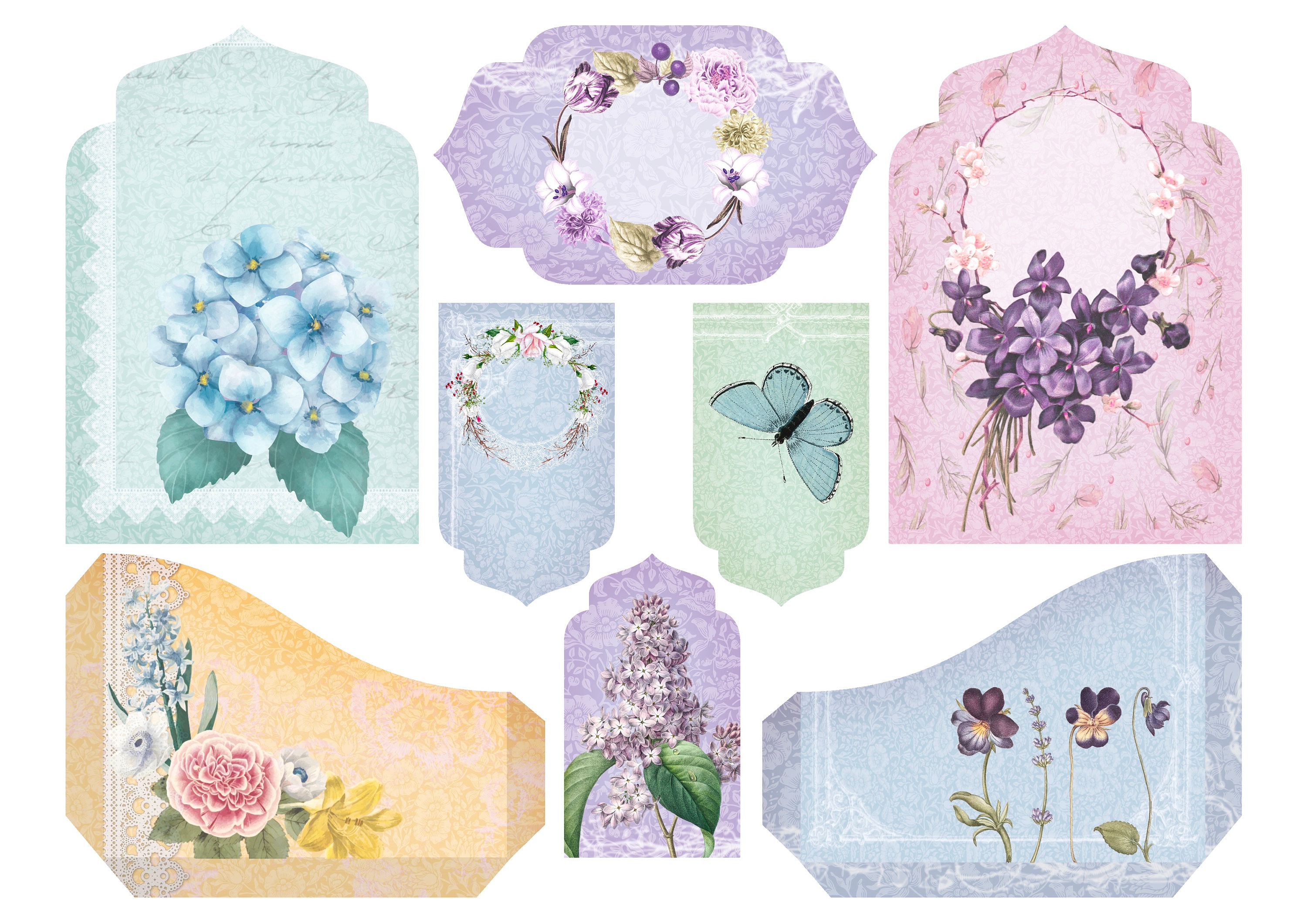 Spring Junk Journal Printable Kit Spring Printable Ephemera - Etsy