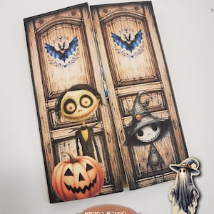 Haunted Wardrobe Pop up Card Printable, Halloween Card, Junk Journal ...