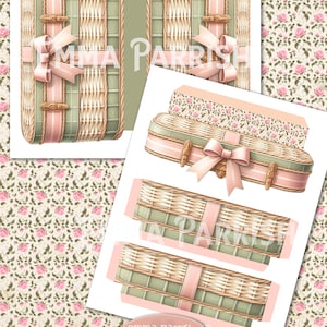 Pamper Hamper Printable Junk Journal Folio, Cricut Tested, Love ...