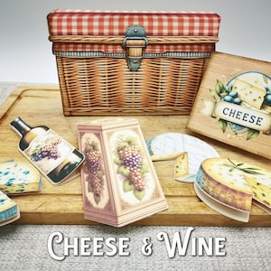 Foodie Hamper Printable Junk Journal Folio, Food Lover, Chocolate ...