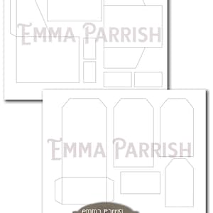 Printable Loaded Tag Template Bundle, Commercial Use, PNG, JPEG, Cricut ...