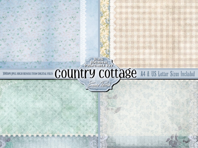 Cottagecore Printable Junk Journal Kit Cottagecore Decor | Etsy