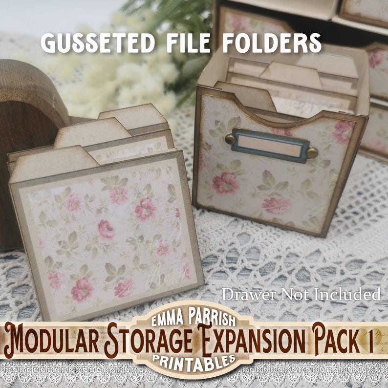 Modular Storage System Expansion Pack, Printable, Papercraft, Craft ...