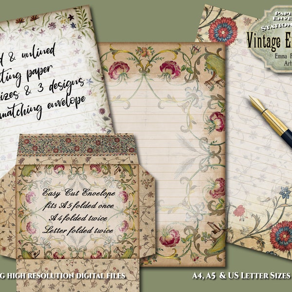 Pretty Stationery - Etsy