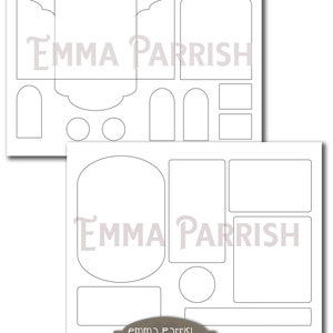 Printable Loaded Tag Template Bundle, Commercial Use, PNG, JPEG, Cricut ...