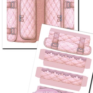 Printable Baby Diaper Changing Bag Junk Journal Folio, 10 Interactive ...