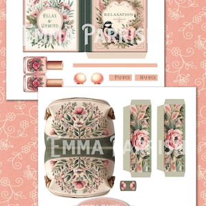 Pamper Hamper Printable Junk Journal Folio, Cricut Tested, Love ...