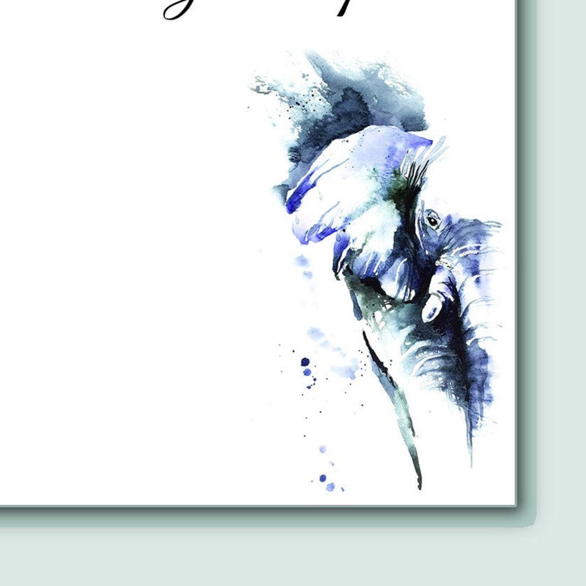 Elephant Writing Paper Stationery Set Matching Envelope A4 & | Etsy