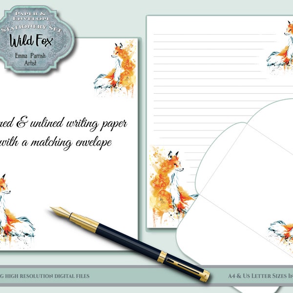 Writing Paper - Etsy