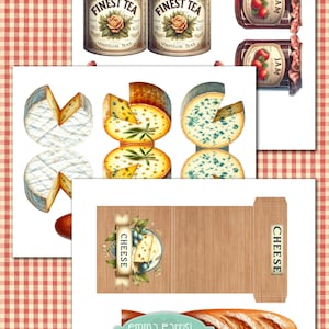 Foodie Hamper Printable Junk Journal Folio, Food Lover, Chocolate ...