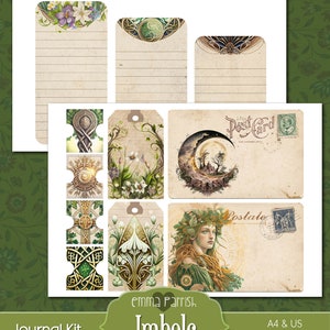 Imbolc Junk Journal, Pagan Journal, Sabbat Printable Kit, Witches ...