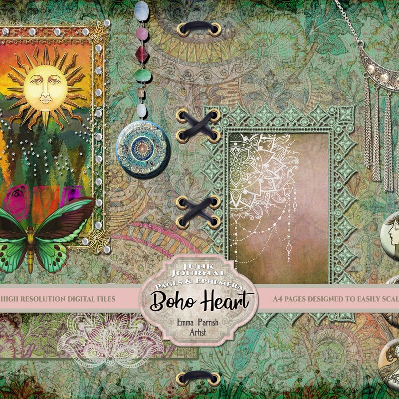 Bohemian Journals - Etsy