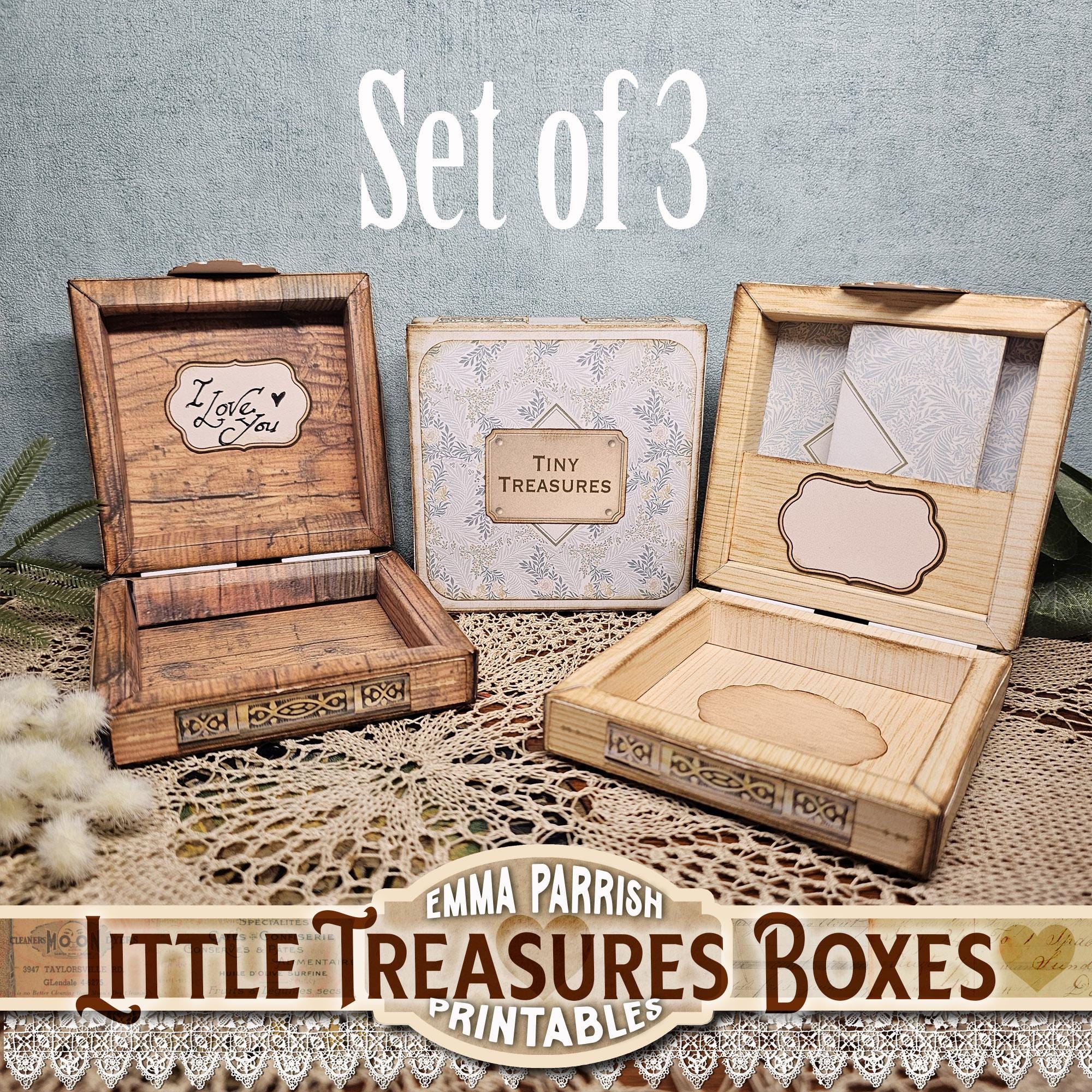 Little Trinket Box, Printable Digital Download JPEG, Cricut & Hand-cut ...