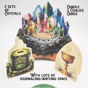 The Witches Purse Printable Junk Journal Folio, 10 Interactive ...