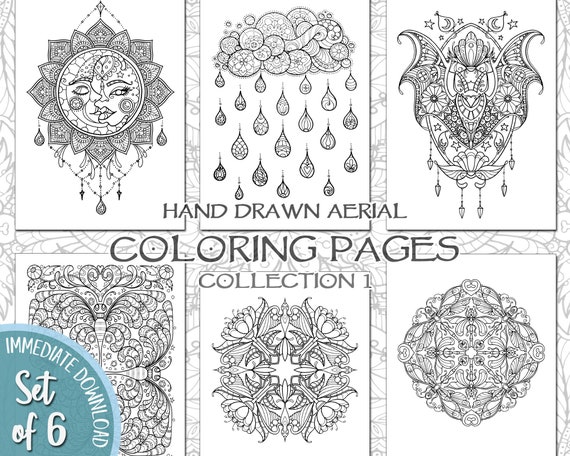 Free Aerial Coloring Pages