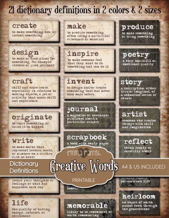 Text Word Dictionary